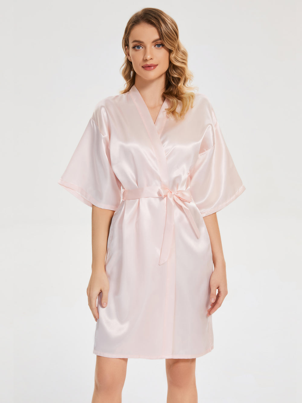 Ready Satin Robe For Bride