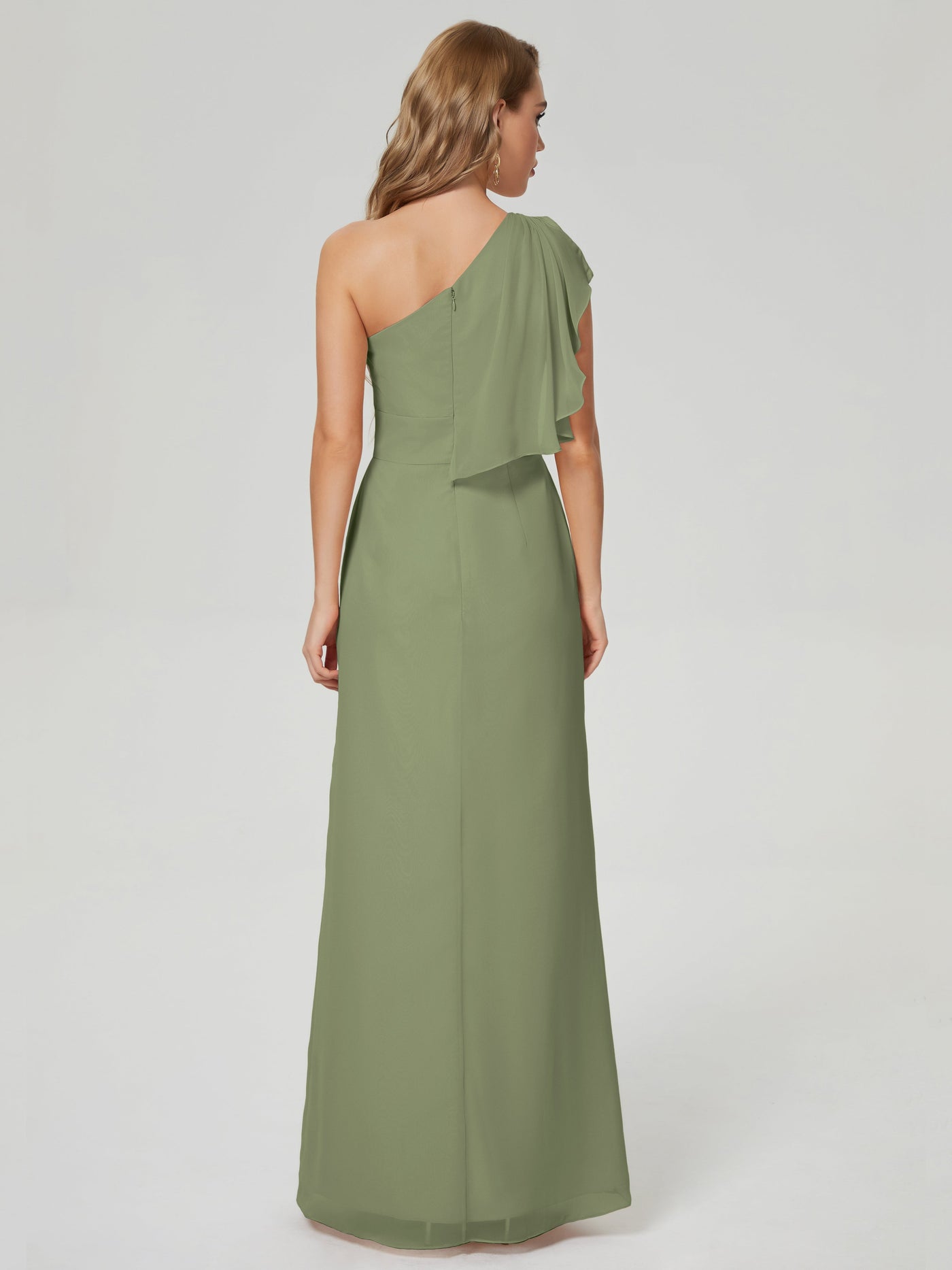 Samara Pretty One-Shoulder Chiffon Bridesmaid Dresses