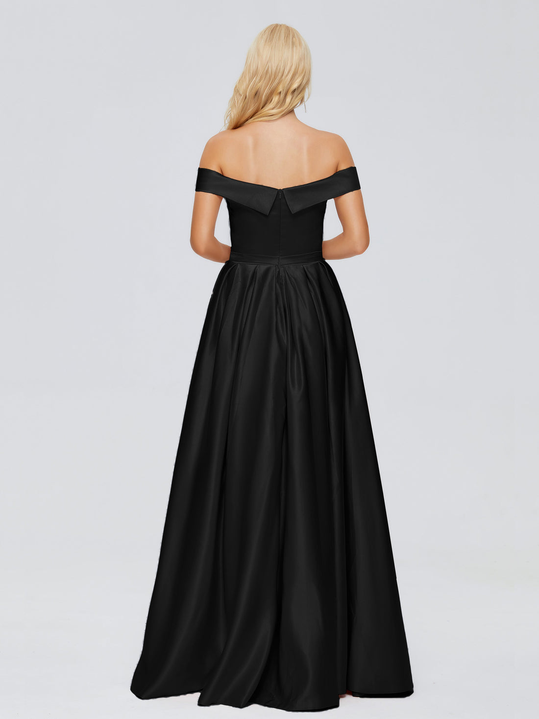 Annabelle Off the Shoulder Satin Bridesmaid Dresses
