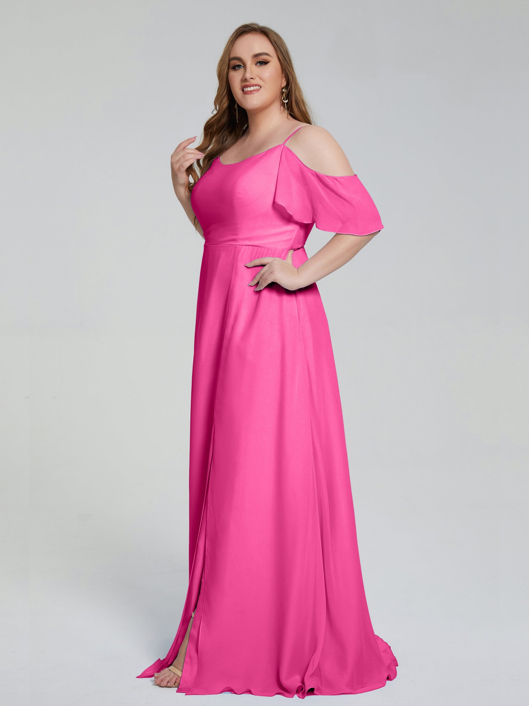 Eloise Off the Shoulder Plus Size Bridesmaid Dresses
