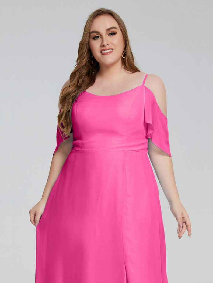 Eloise Off the Shoulder Plus Size Bridesmaid Dresses