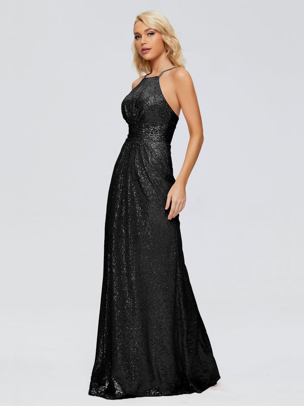 Mary Halter Hourglass Sequins Party Dresses