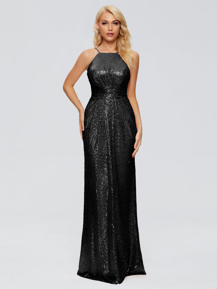 Mary Halter Hourglass Sequins Party Dresses