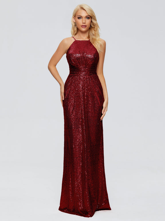 Mary Halter Hourglass Sequins Party Dresses