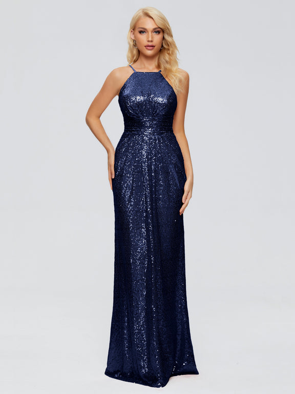 Mary Halter Hourglass Sequins Party Dresses