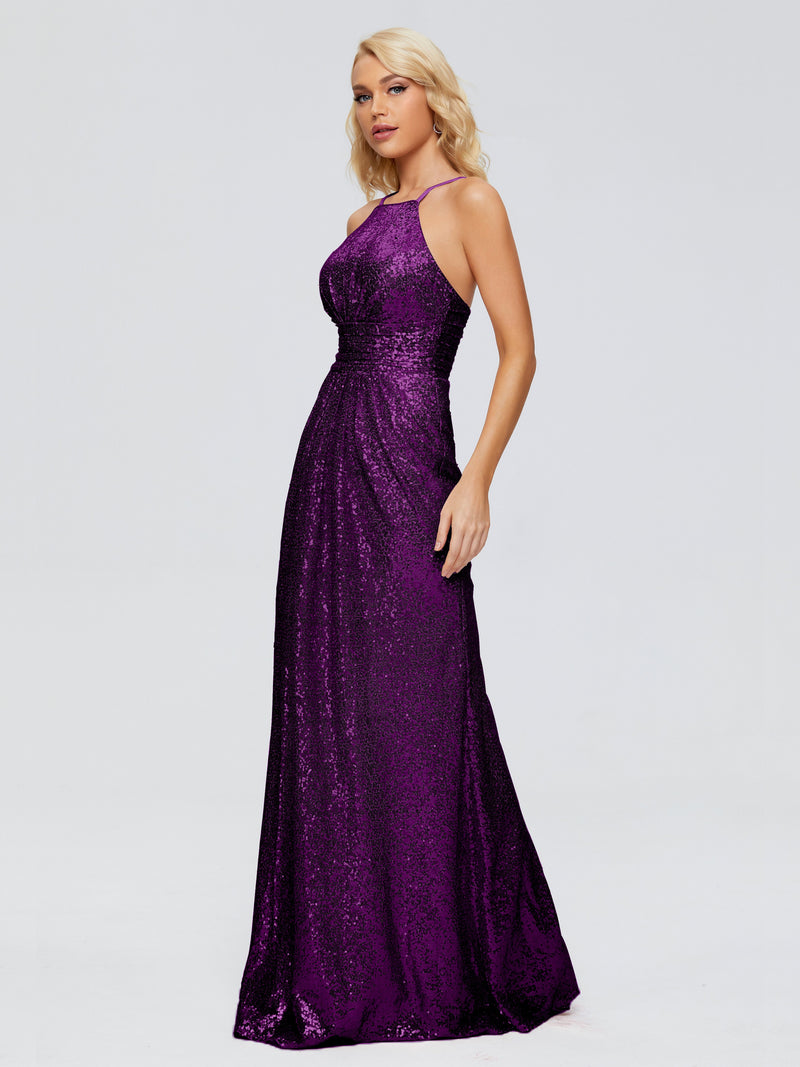 Mary Halter Hourglass Sequins Party Dresses