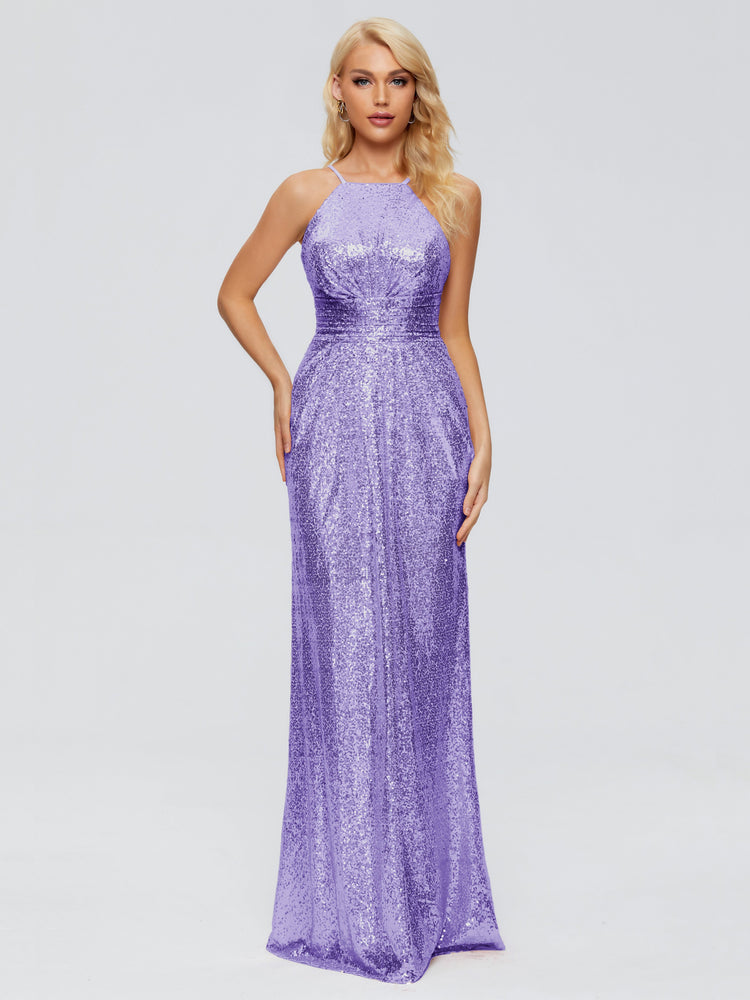Mary Halter Hourglass Sequins Party Dresses