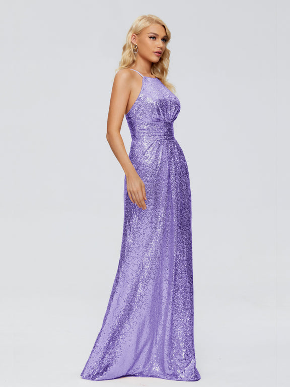Mary Halter Hourglass Sequins Party Dresses